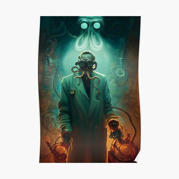 "Doc Cthulhu" Poster for Sale by JaimeMunn | Redbubble