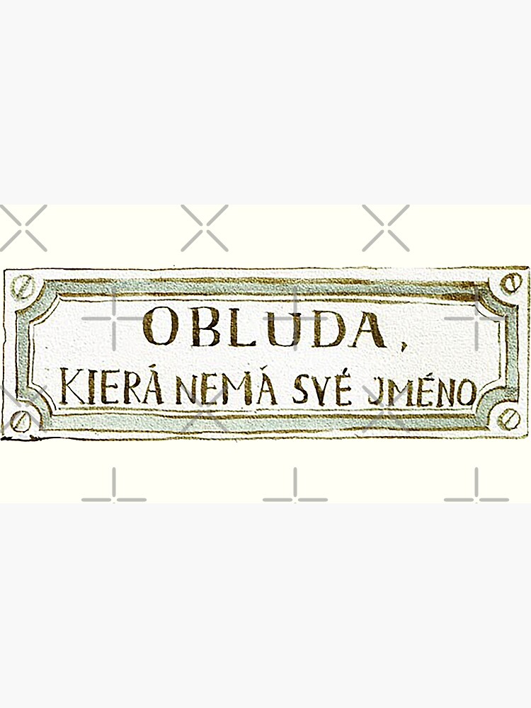 "The Nameless Monster Obluda Title" Poster for Sale by carolinaannaab ...