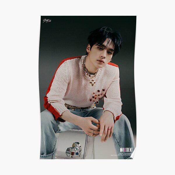 Póster «Lee Know Maxident STRAY KIDS SKZ LOGO kpop círculo firmas ...