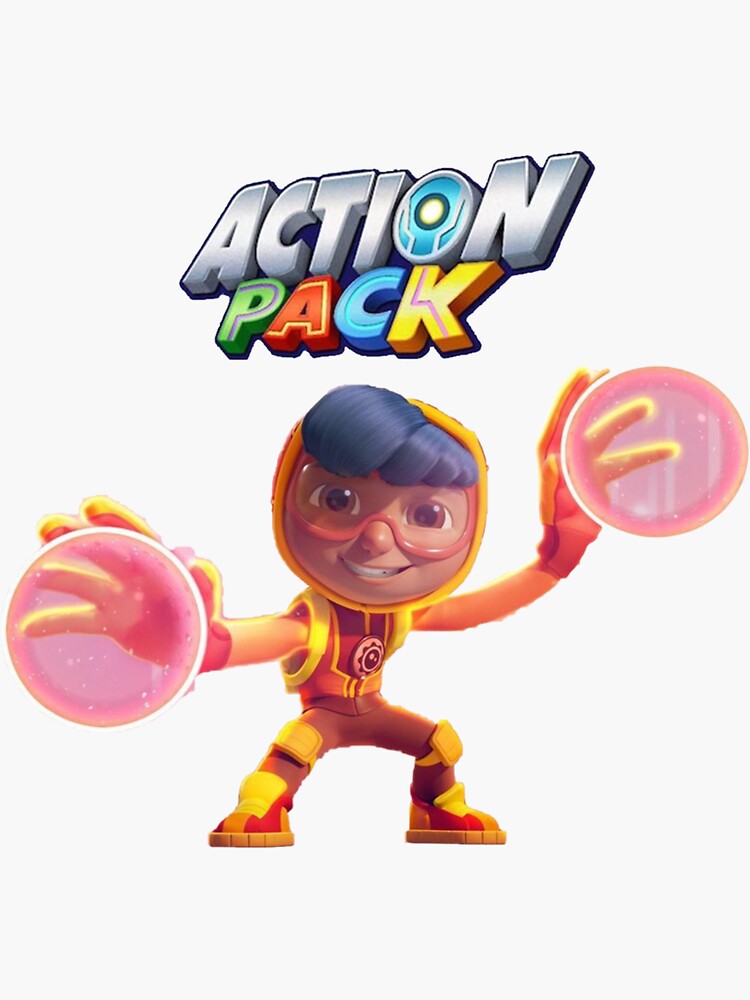 " Action Pack" Sticker for Sale by anime-022 | Redbubble
