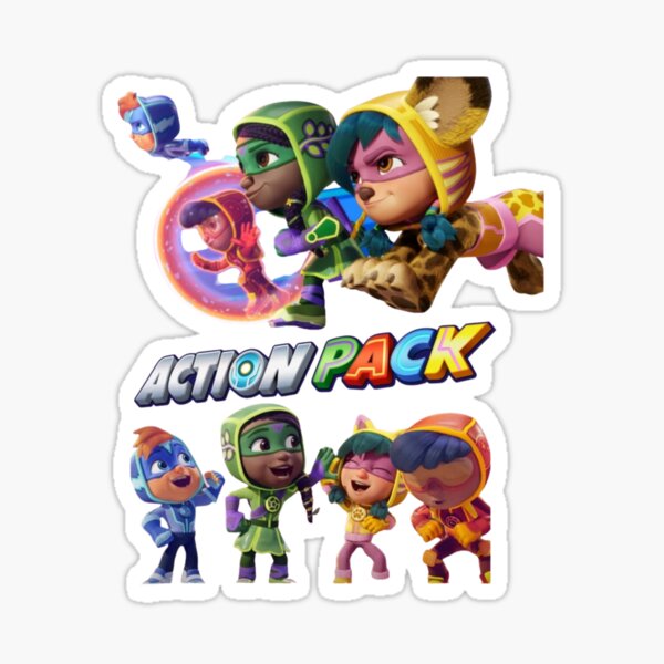 " Action Pack" Sticker for Sale by anime-022 | Redbubble