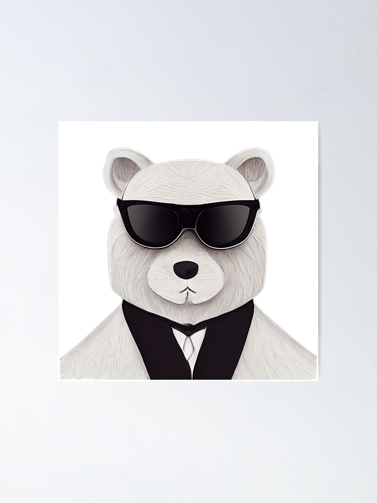 "Agent Bear" Poster for Sale by wolkie | Redbubble