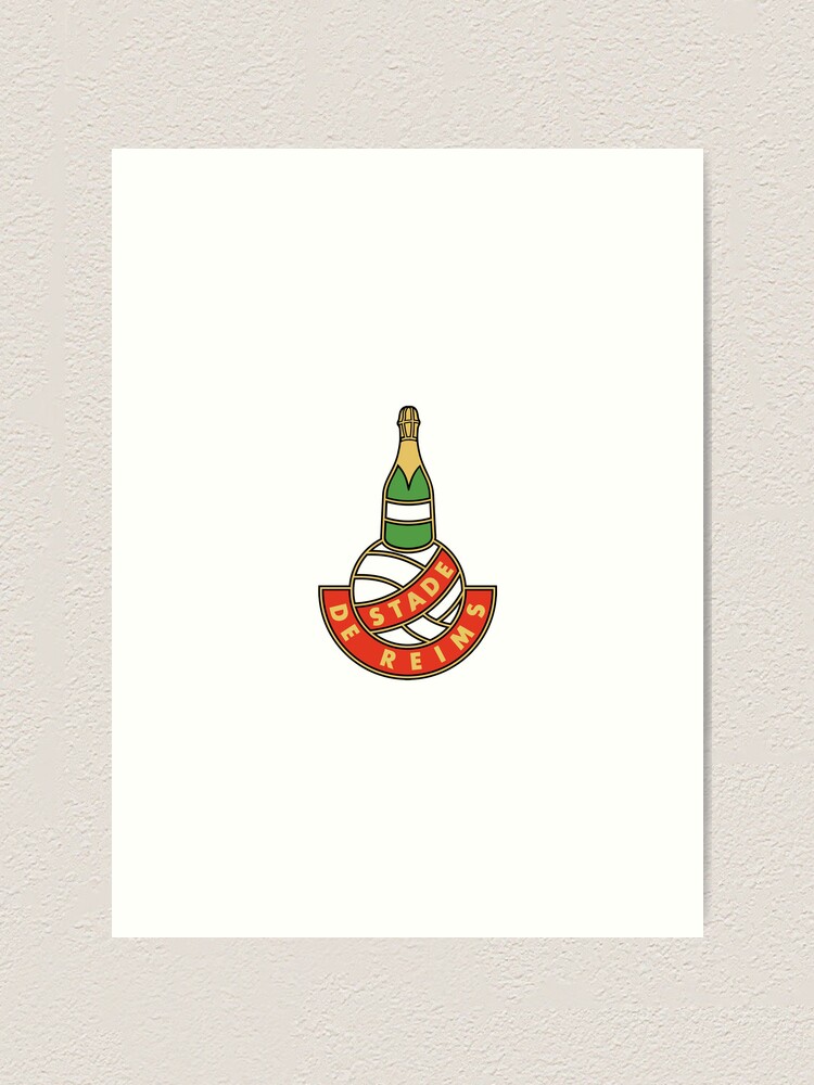"Reims Stadium - Vintage logo" Art Print for Sale by TinoPanini | Redbubble