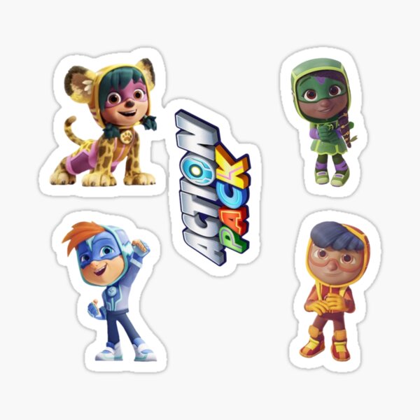 " Action Pack" Sticker for Sale by anime-022 | Redbubble