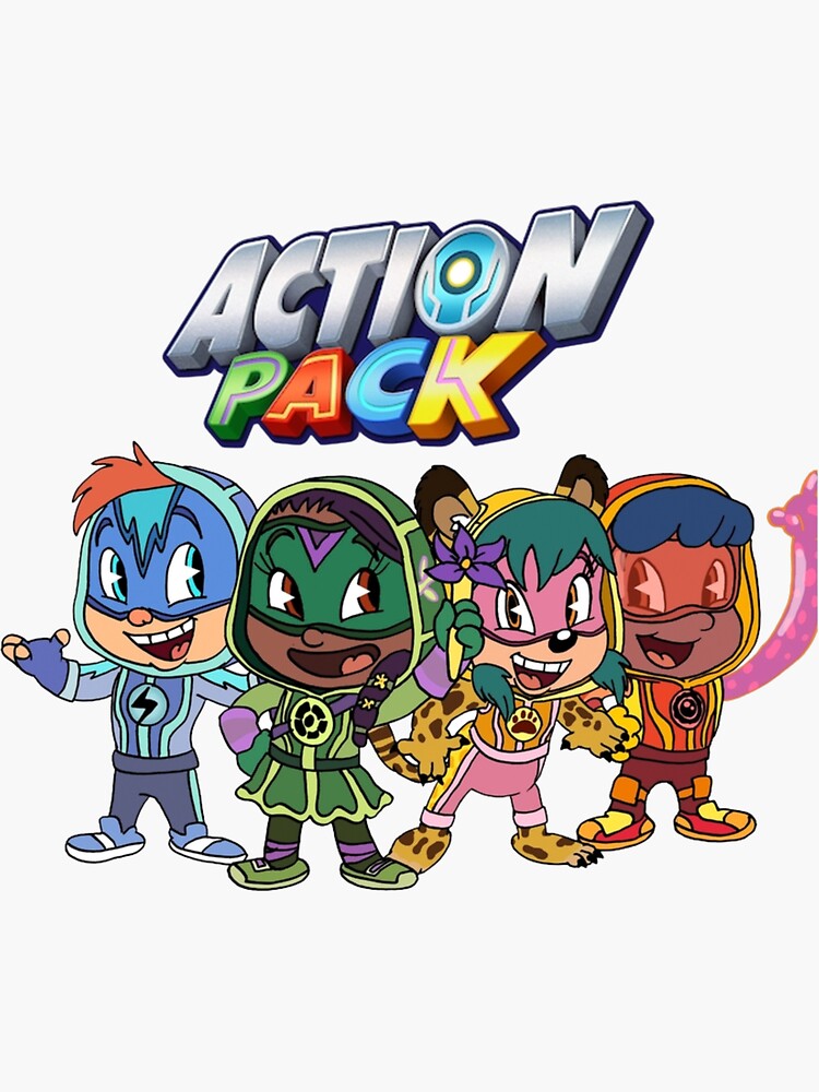 " Action Pack" Sticker for Sale by anime-022 | Redbubble
