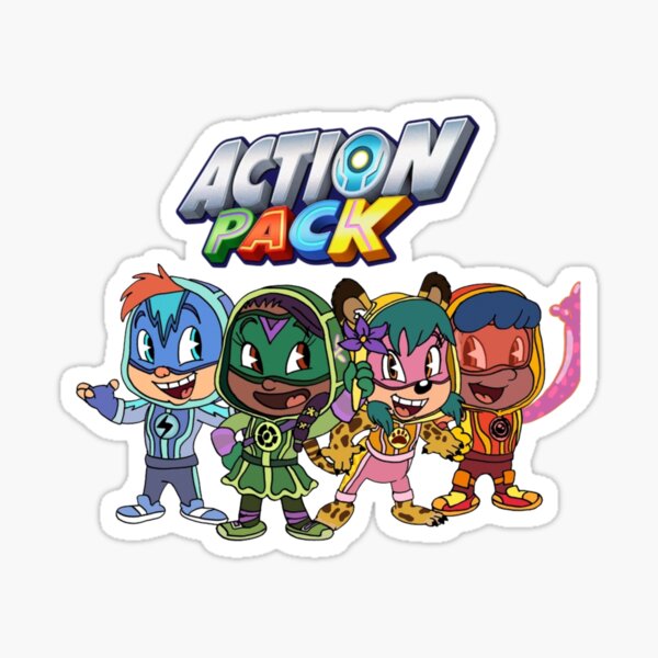 " Action Pack" Sticker for Sale by anime-022 | Redbubble