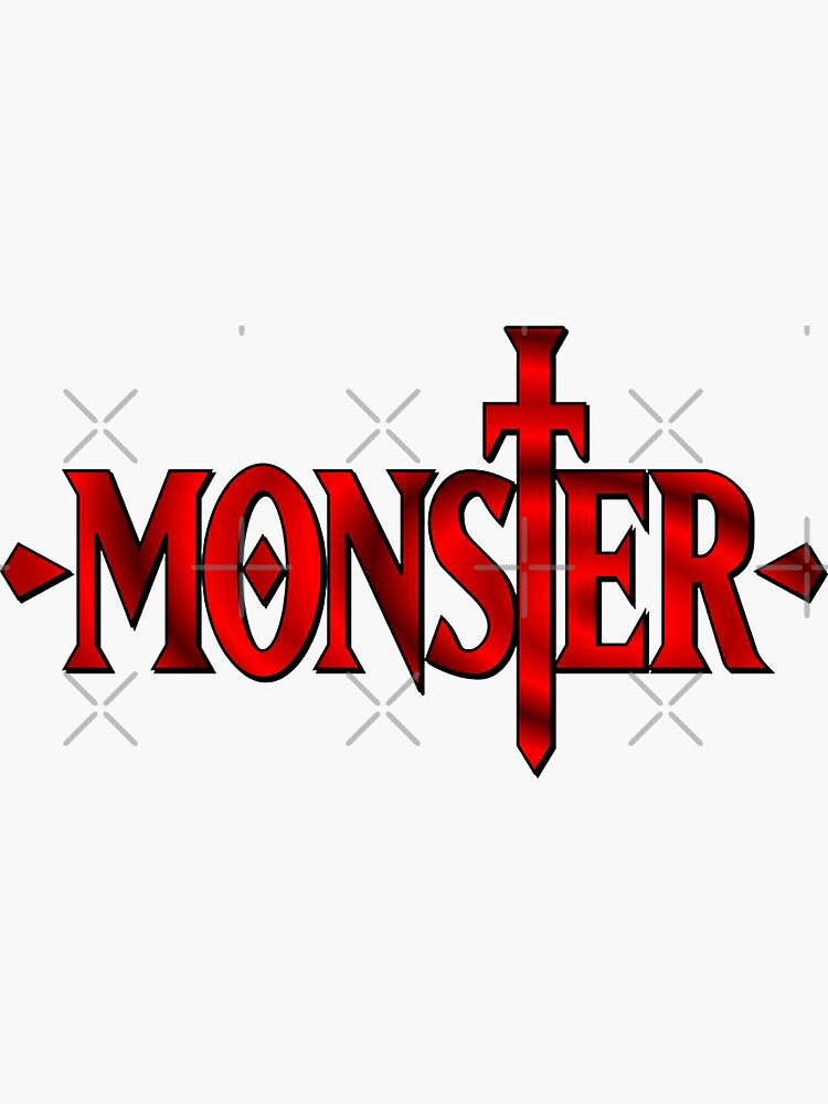 "Naoki Urasawa Monster Title Logo " Sticker for Sale by johnsonwilfre | Redbubble