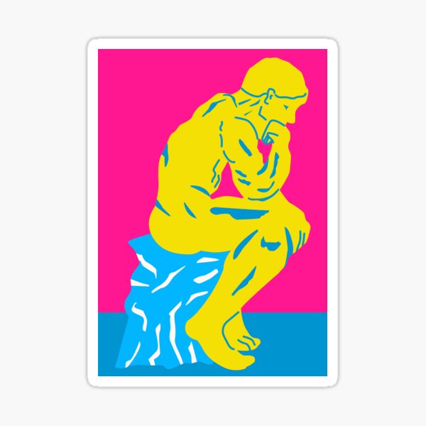 "Hidden Pan Philosophy Illustration" Sticker for Sale by WaterFrogE ...