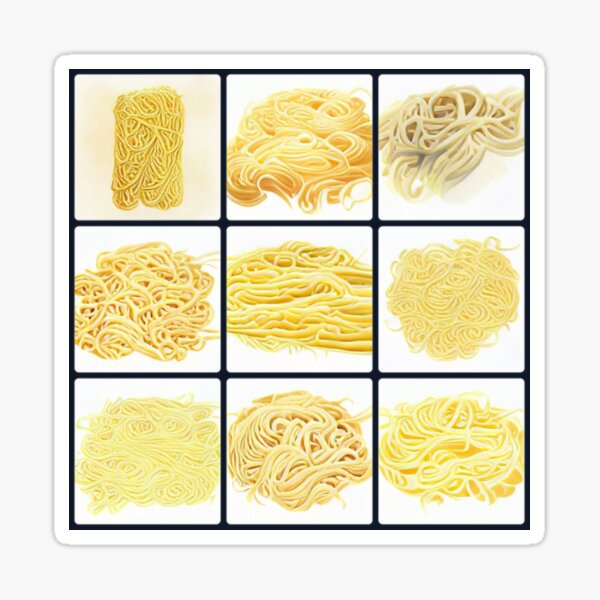 "Noodle Pack" Sticker for Sale by CinderPress | Redbubble