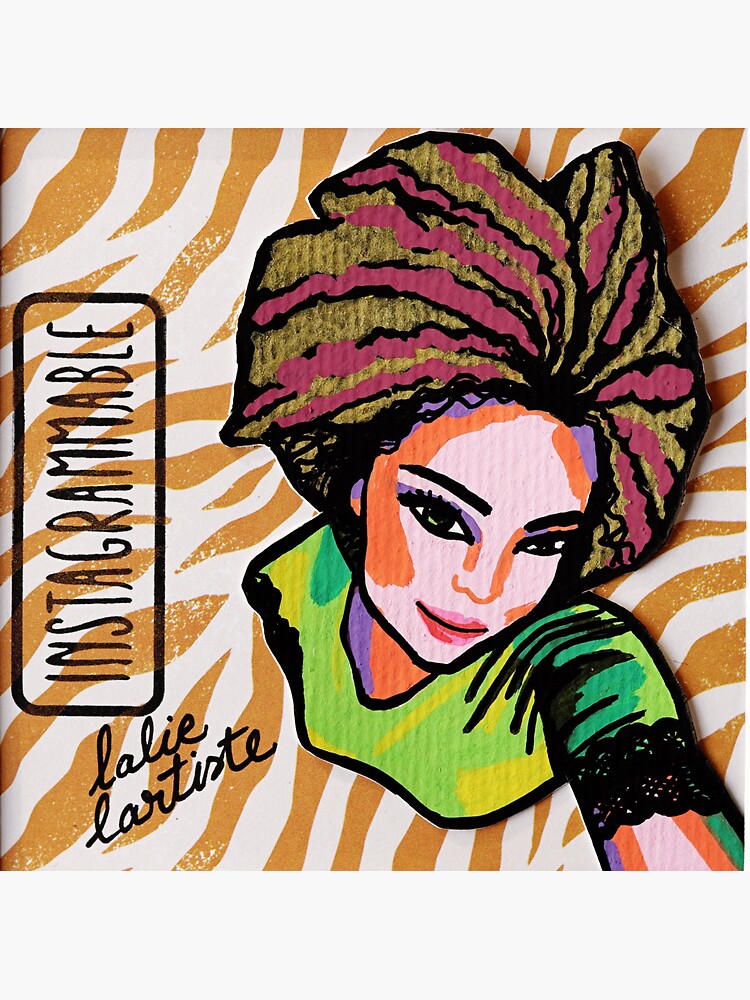 "Instagrammable - Selfie Paola" Sticker for Sale by LalieLartiste ...