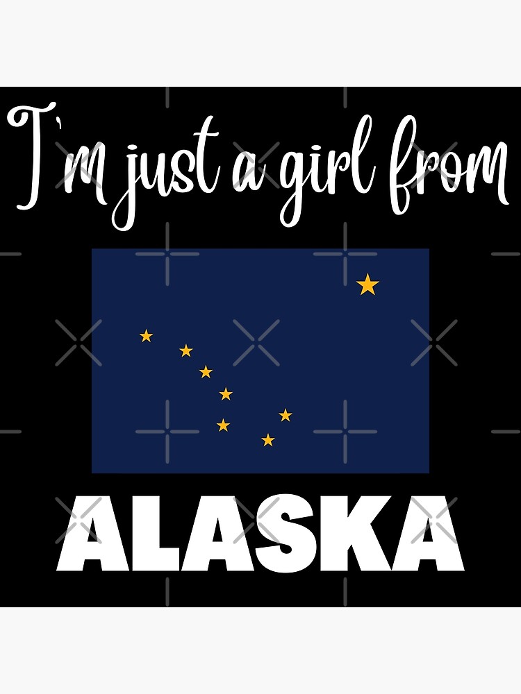 Lámina fotográfica «Solo soy una niña de Alaska: diseño de orgullo ...