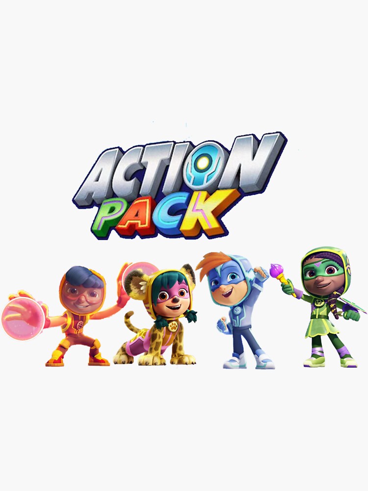 " Action Pack" Sticker for Sale by anime-022 | Redbubble