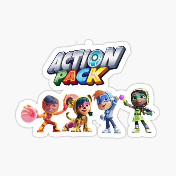 " Action Pack" Sticker for Sale by anime-022 | Redbubble