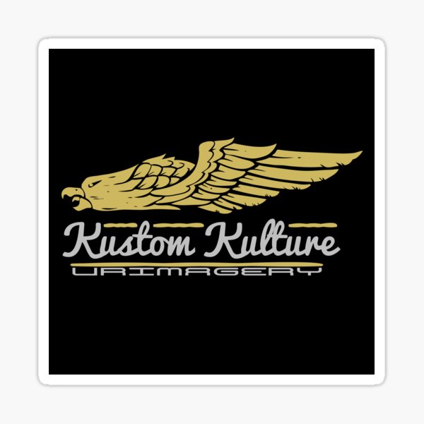 "Kustom Kulture" Sticker for Sale by Urimagery | Redbubble
