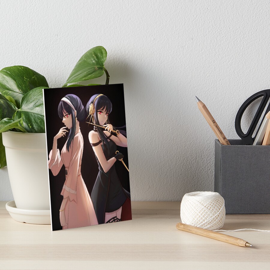 "Two faces of Yor Forger - Spy x Family" Art Board Print for Sale by ...