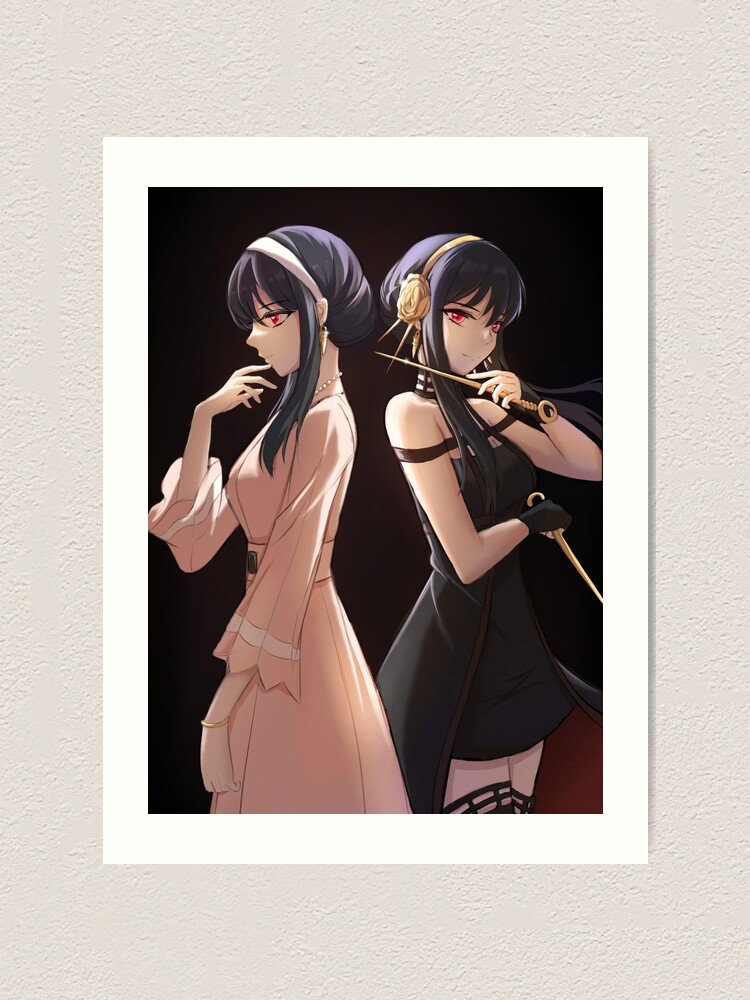 "Two faces of Yor Forger - Spy x Family" Art Print for Sale by ...
