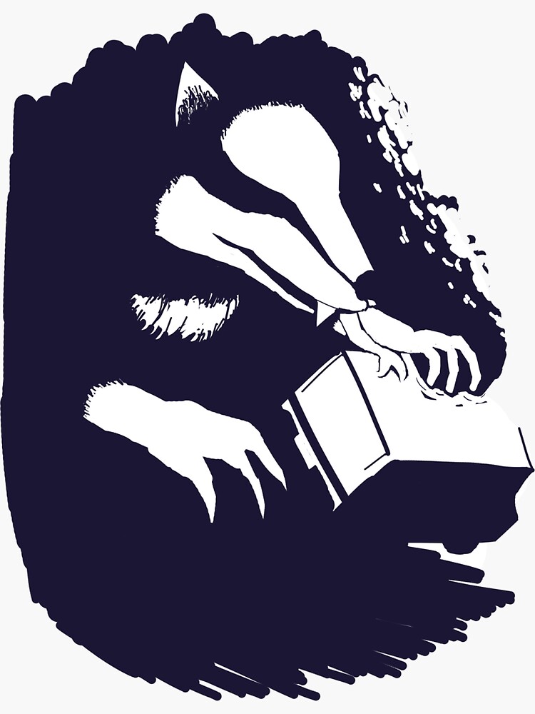 "Gigantic Monster light Version" Sticker for Sale by Gruub | Redbubble