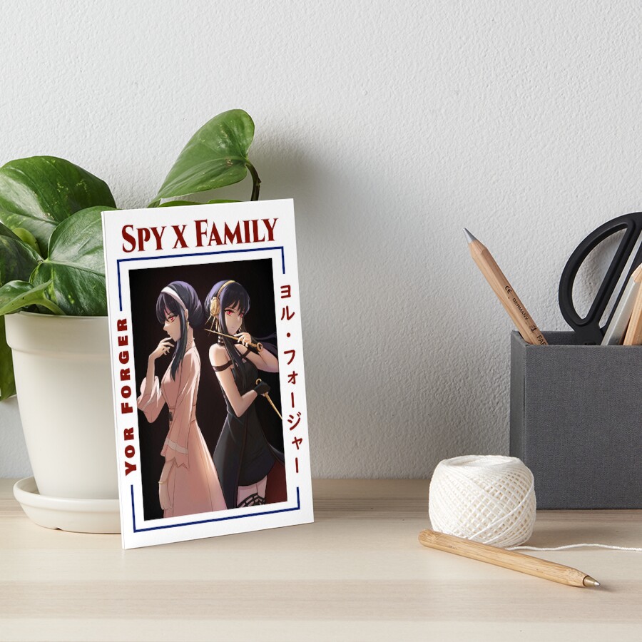 "Two faces of Yor Forger - Spy x Family" Art Board Print for Sale by ...