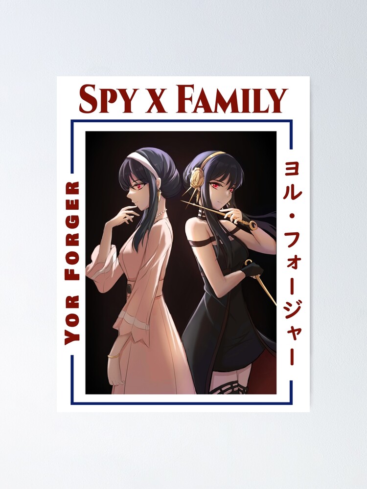 "Two faces of Yor Forger - Spy x Family" Poster for Sale by GuheheOtaku ...
