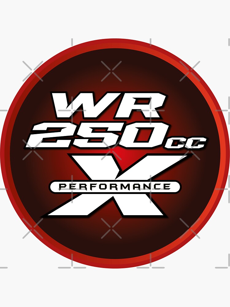 "Modified Motorcycle WR 250cc X Performance" Sticker for Sale by ...