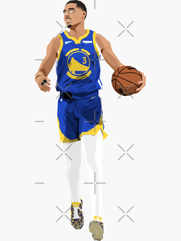 "Jordan Poole 3 Art" Sticker for Sale by TimLargen12 | Redbubble