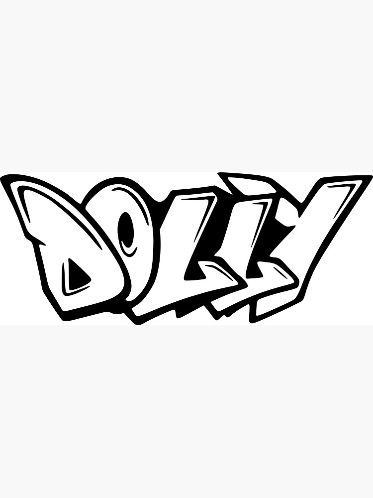 "Dolly - Graffiti Name Design" Sticker for Sale by NameThatShirt ...