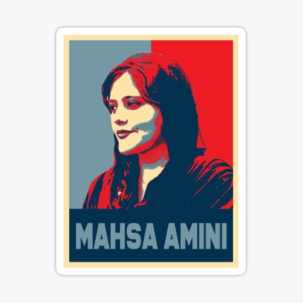 "Mahsa Amini" Sticker for Sale by GraphicPapel | Redbubble