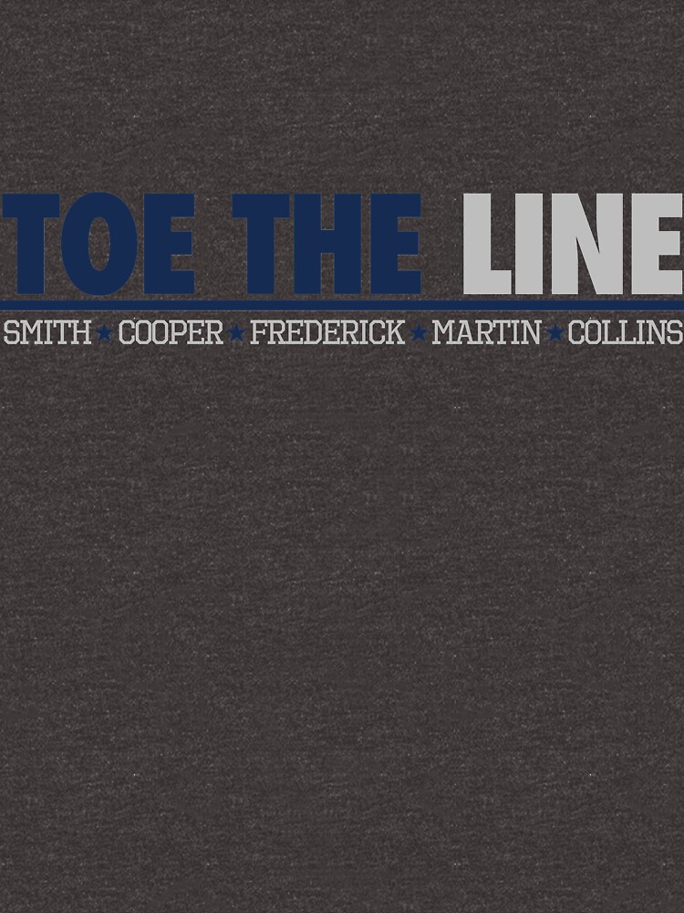 "Toe The Line (Blue/Silver)" T-shirt for Sale by Pelicaine | Redbubble ...