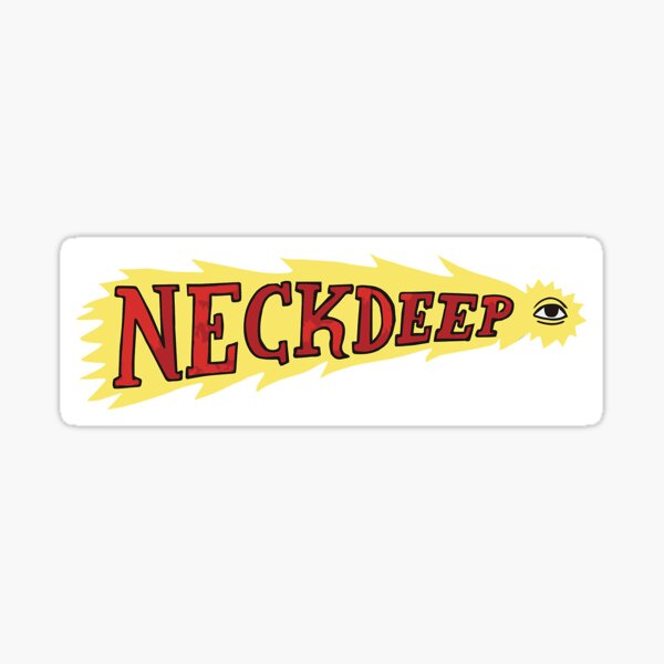 "Neck Deep Logo Sticker" Sticker by SuedeApparel | Redbubble