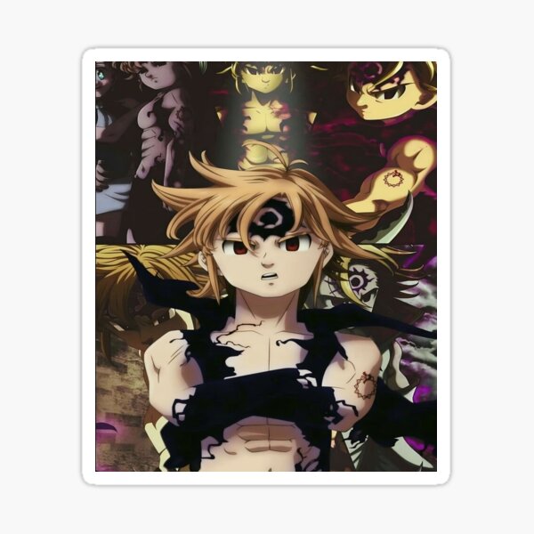 "the seven deadly sins" Sticker for Sale by chetterubyzans | Redbubble