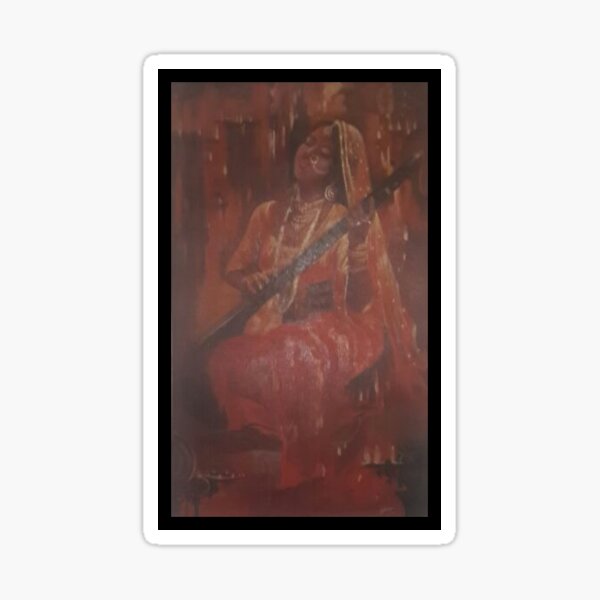"Meera" Sticker for Sale by TulikaArts | Redbubble