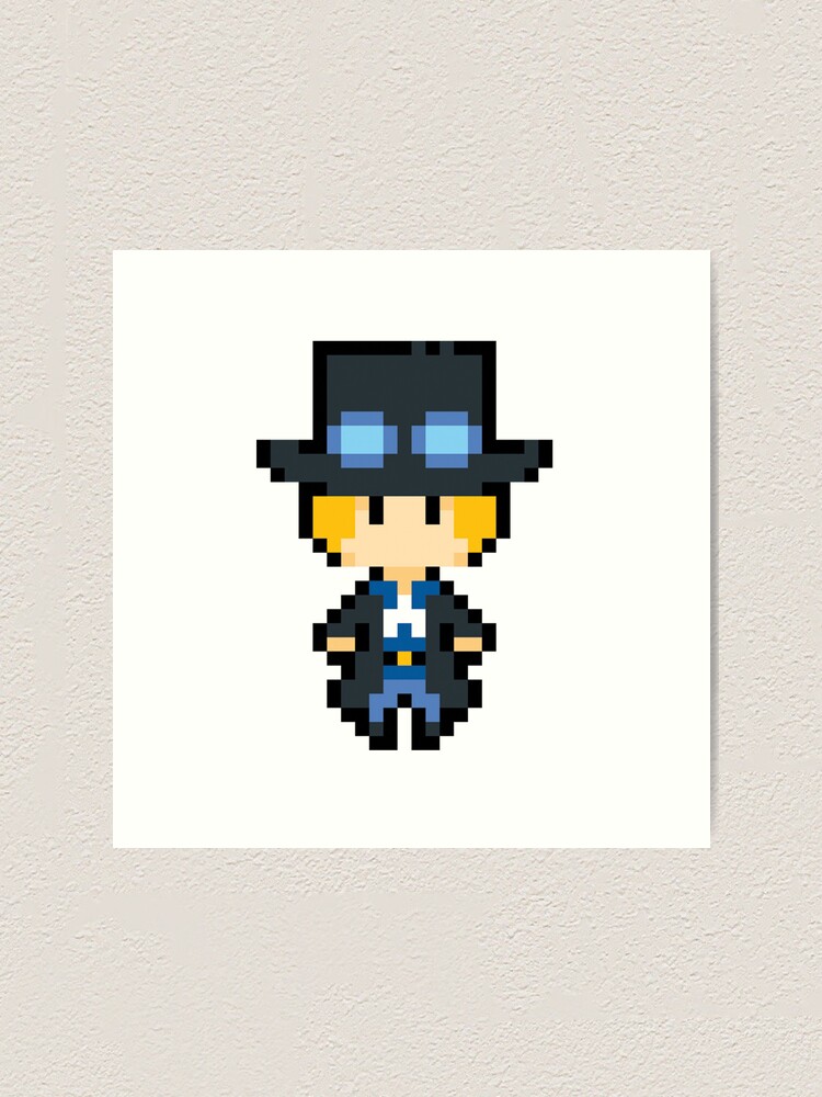 "One Piece Sabo Pixel Art" Art Print for Sale by kobmamba | Redbubble