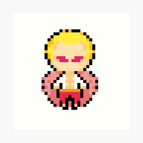 "One Piece Doflamingo Pixel Art" Art Print for Sale by kobmamba | Redbubble