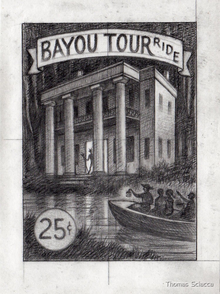 "Bayou Tour Ride" by Thomas Sciacca | Redbubble