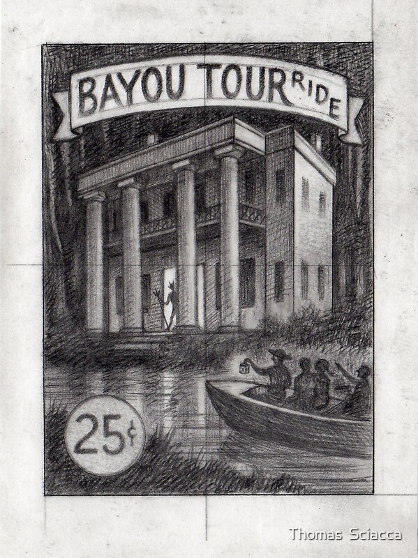"Bayou Tour Ride" by Thomas Sciacca | Redbubble