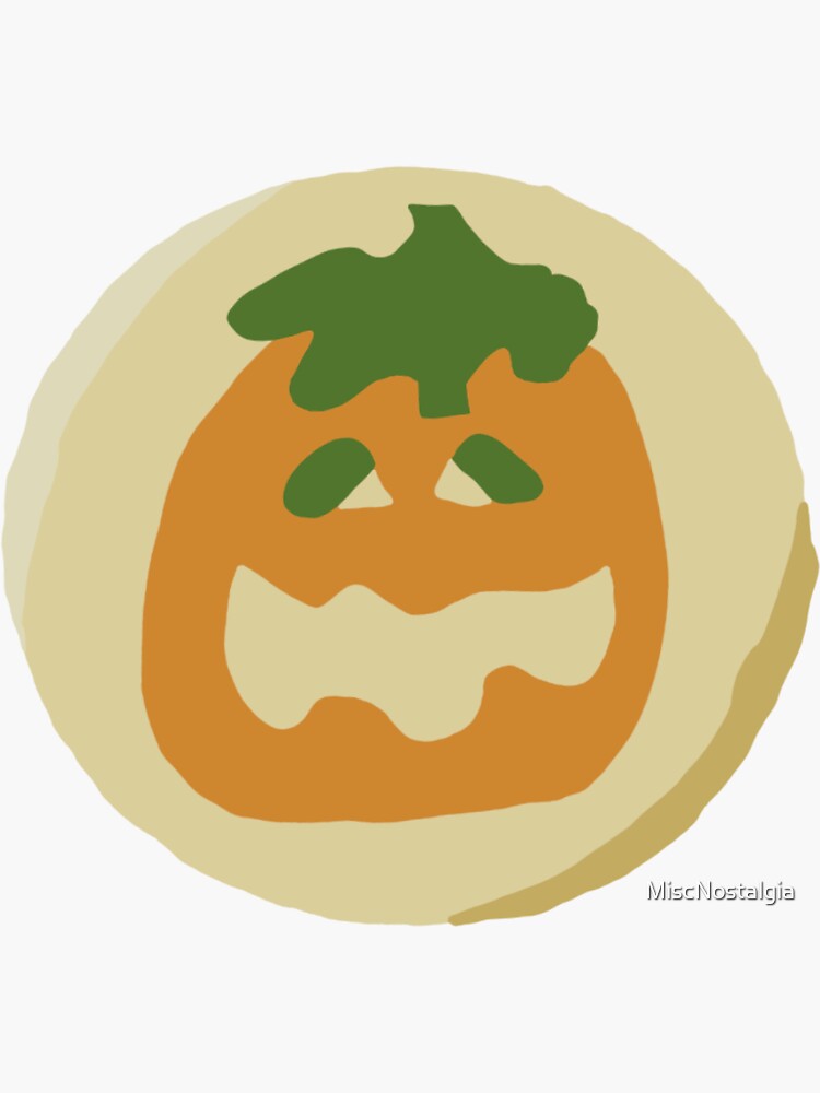 "Pumpkin Cookie Sticker Pillsbury" Sticker for Sale by MiscNostalgia ...