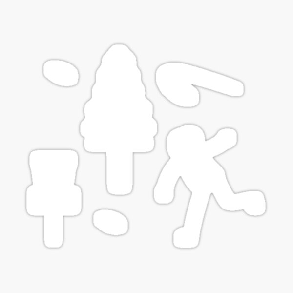 "Stick Figure Disc Golf Scene" Sticker for Sale by CreativQuirks ...