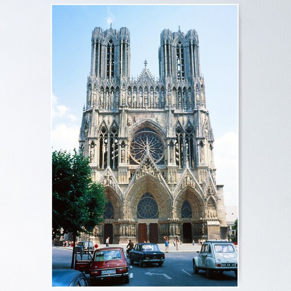 "1970s - Reims Cathedral, Cathédrale Notre Dame de Reims, France ...