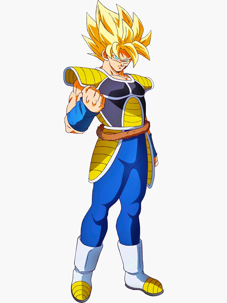 "Bardock" Sticker for Sale by SatourHM | Redbubble