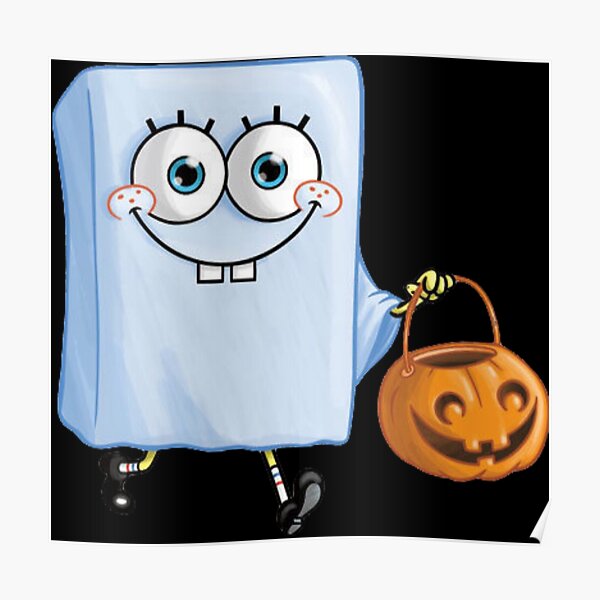 "Halloween Spongebob" Poster for Sale by Amywinehouse99 | Redbubble