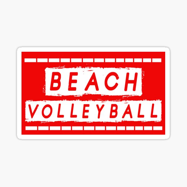 "Beach Volleyball" Sticker for Sale by Fashimation20 | Redbubble