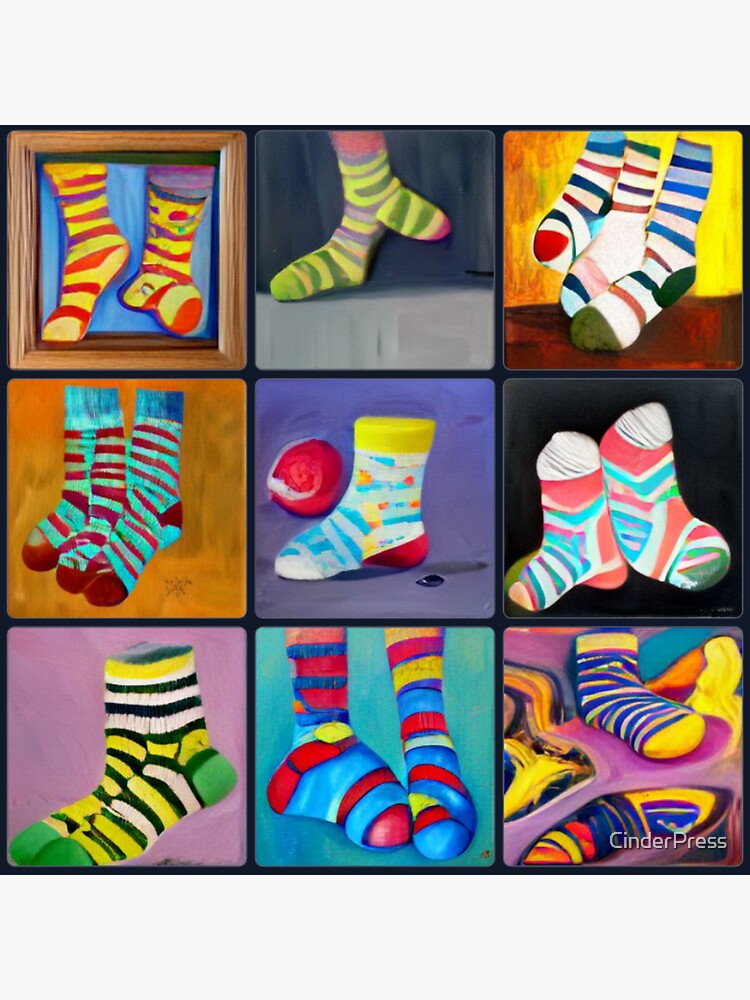"Odd Socks Pack" Sticker for Sale by CinderPress | Redbubble