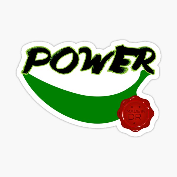 "Mangu, Dominican Power" Sticker for Sale by bypicotico | Redbubble