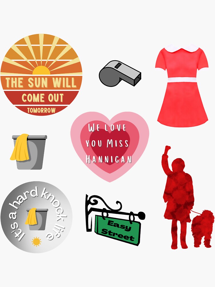 "Annie Sticker Bundle Pack" Sticker for Sale by ArtfulDodger9 | Redbubble
