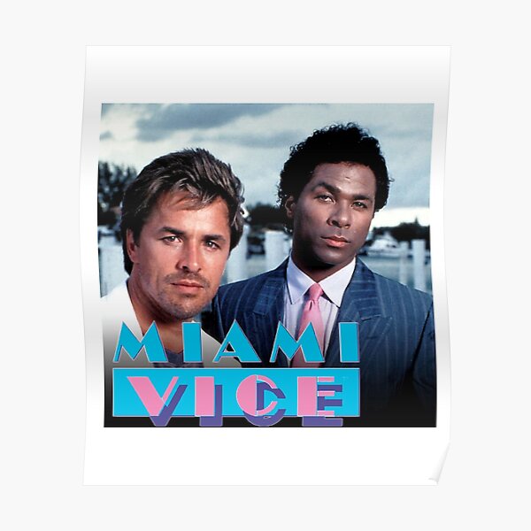 "Miami Vice" Poster for Sale by KimetzArt | Redbubble