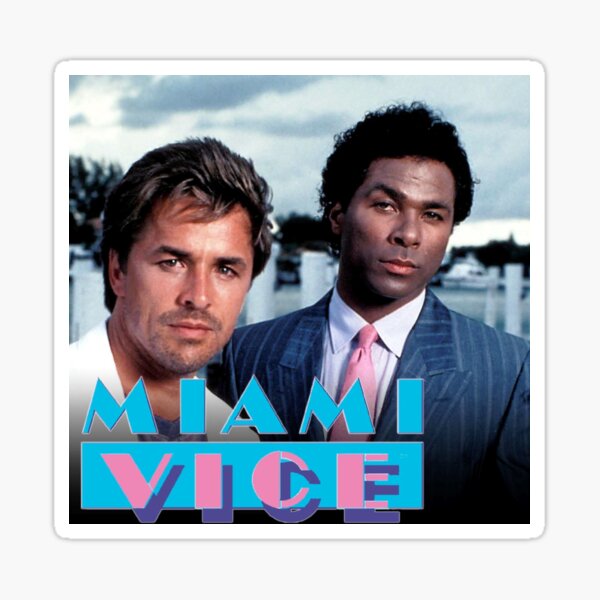 "Miami Vice" Sticker for Sale by KimetzArt | Redbubble