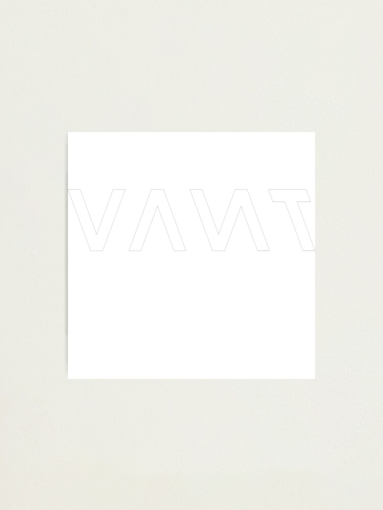 "VANT logo" Photographic Print by Crenting | Redbubble