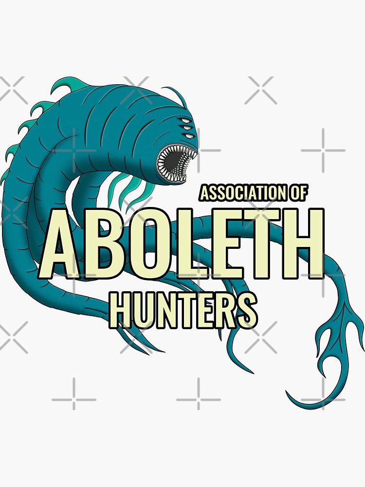 "Aboleth dnd Monster" Sticker for Sale by Milizabeth | Redbubble