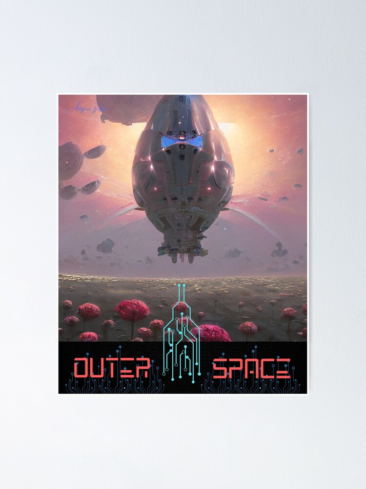 "KI-Kunst, KI-generierte Kunst, Sci-Fi, KI-generierte Landschaft ...