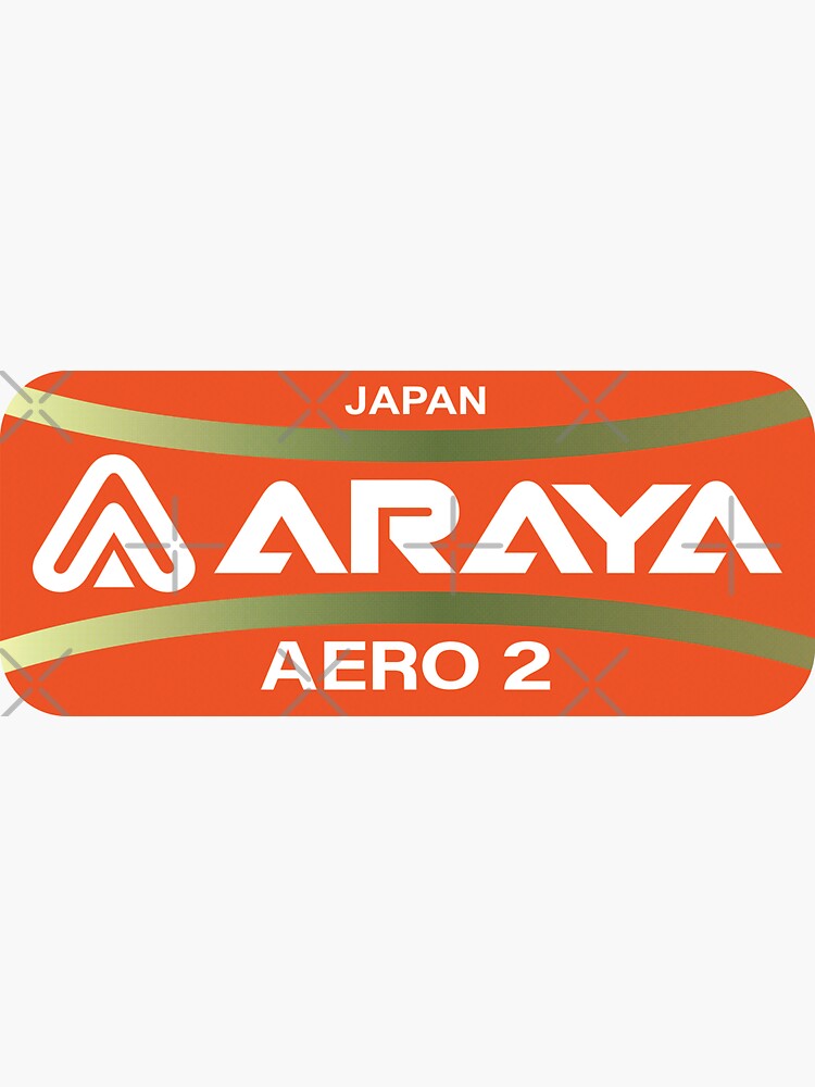 "ARAYA - GOLD/ORANGE - Old School BMX" Sticker for Sale by YouWantThis ...